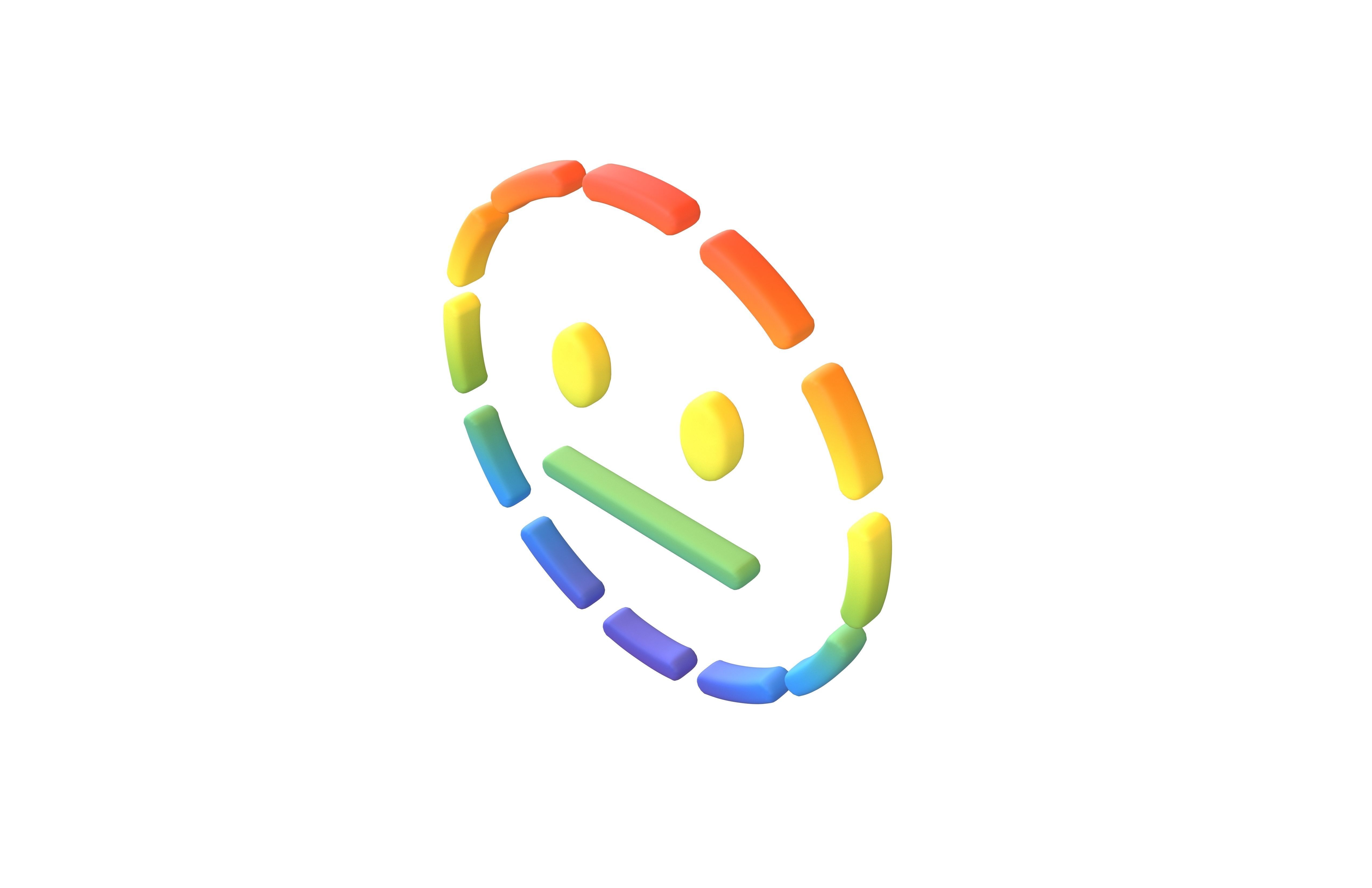 3D model Dotted Line Face v1 007 VR / AR / low-poly | CGTrader