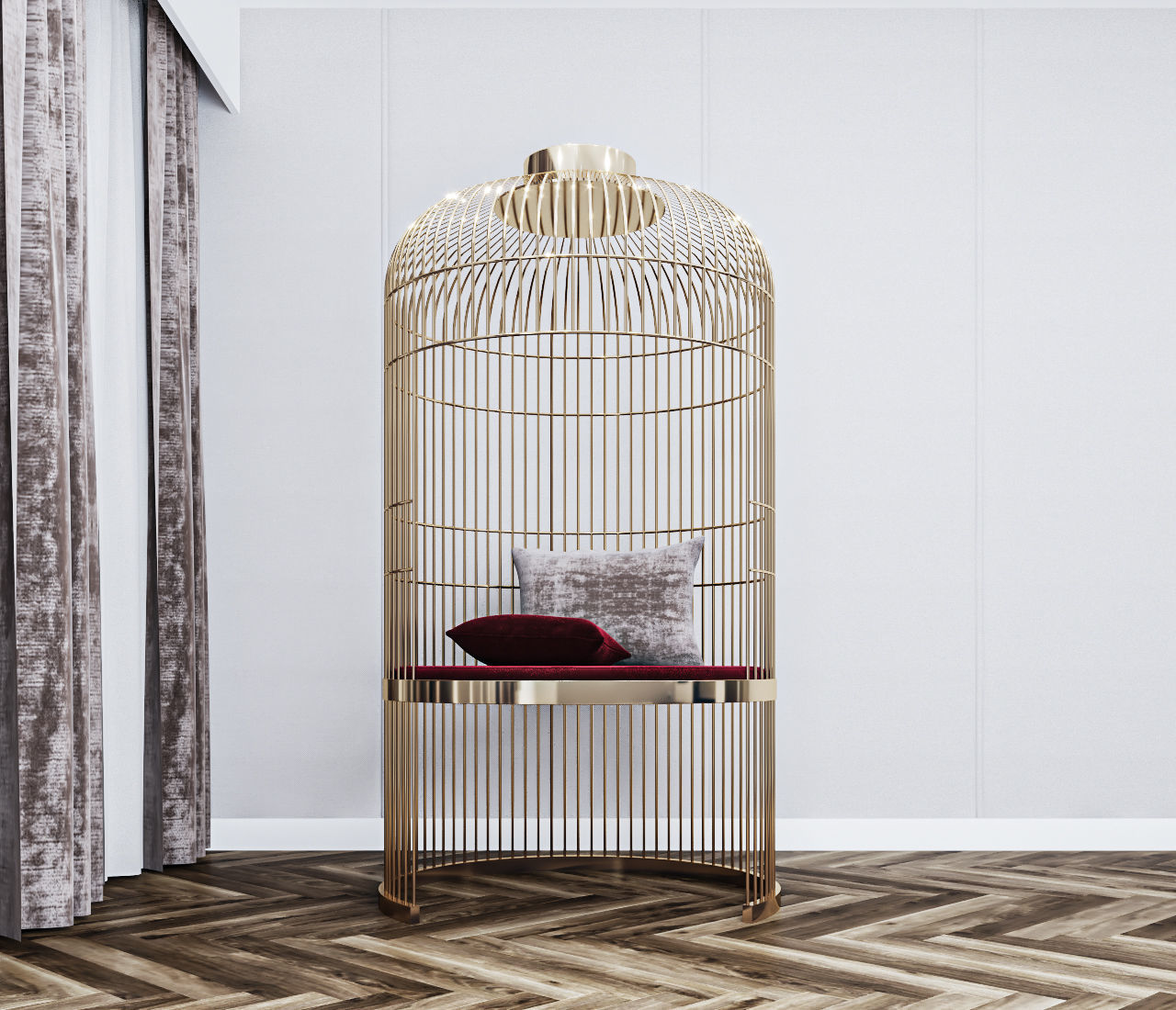 Cage Chair 02 3D model 3D model | CGTrader