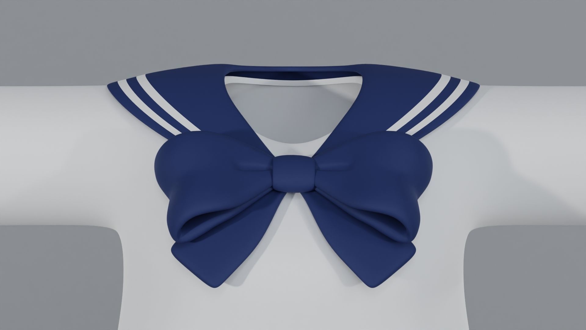 Chibi Japanese School Uniform 1 3D model | CGTrader