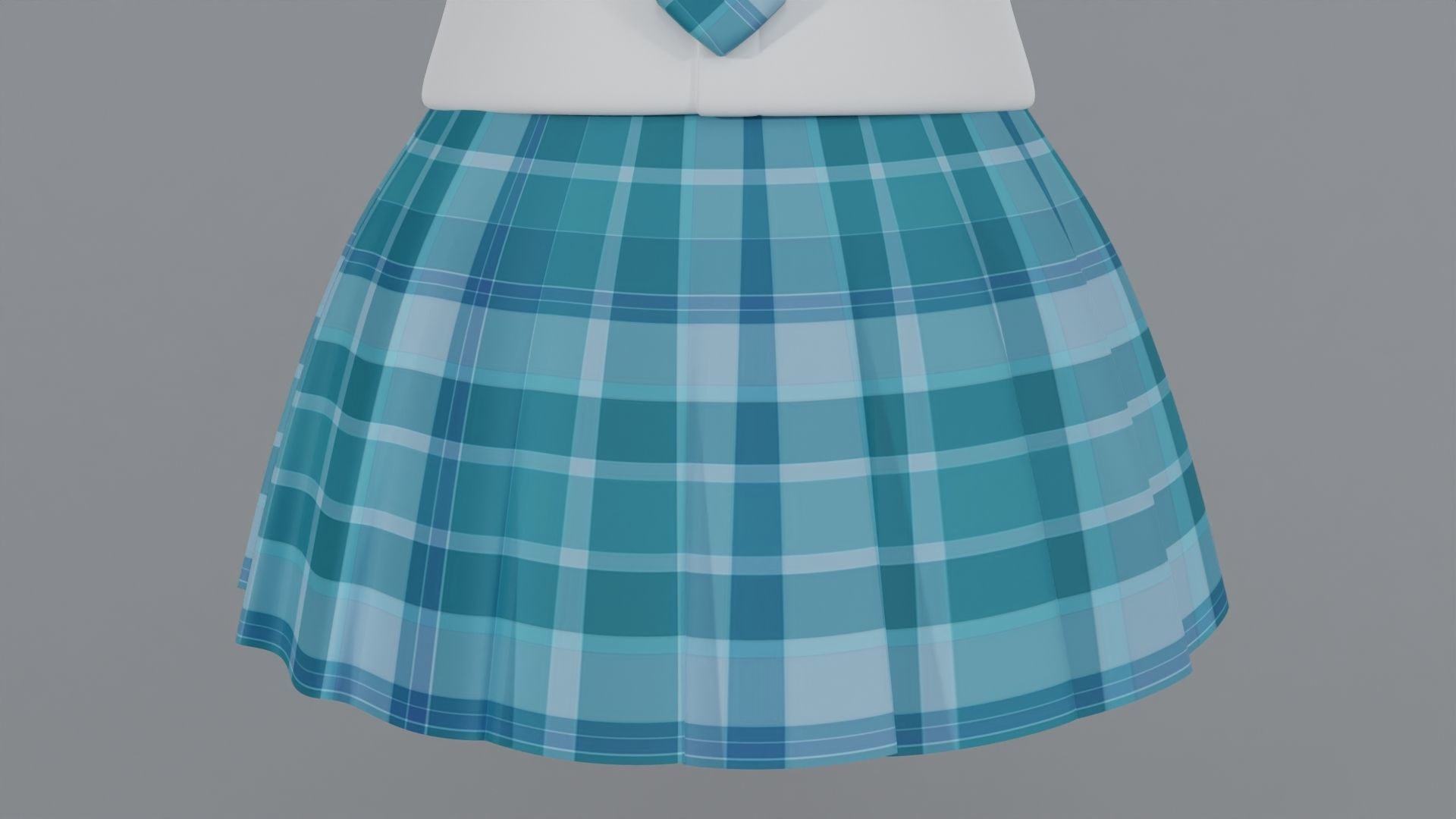 Chibi Japanese School Uniform 8 3D model | CGTrader