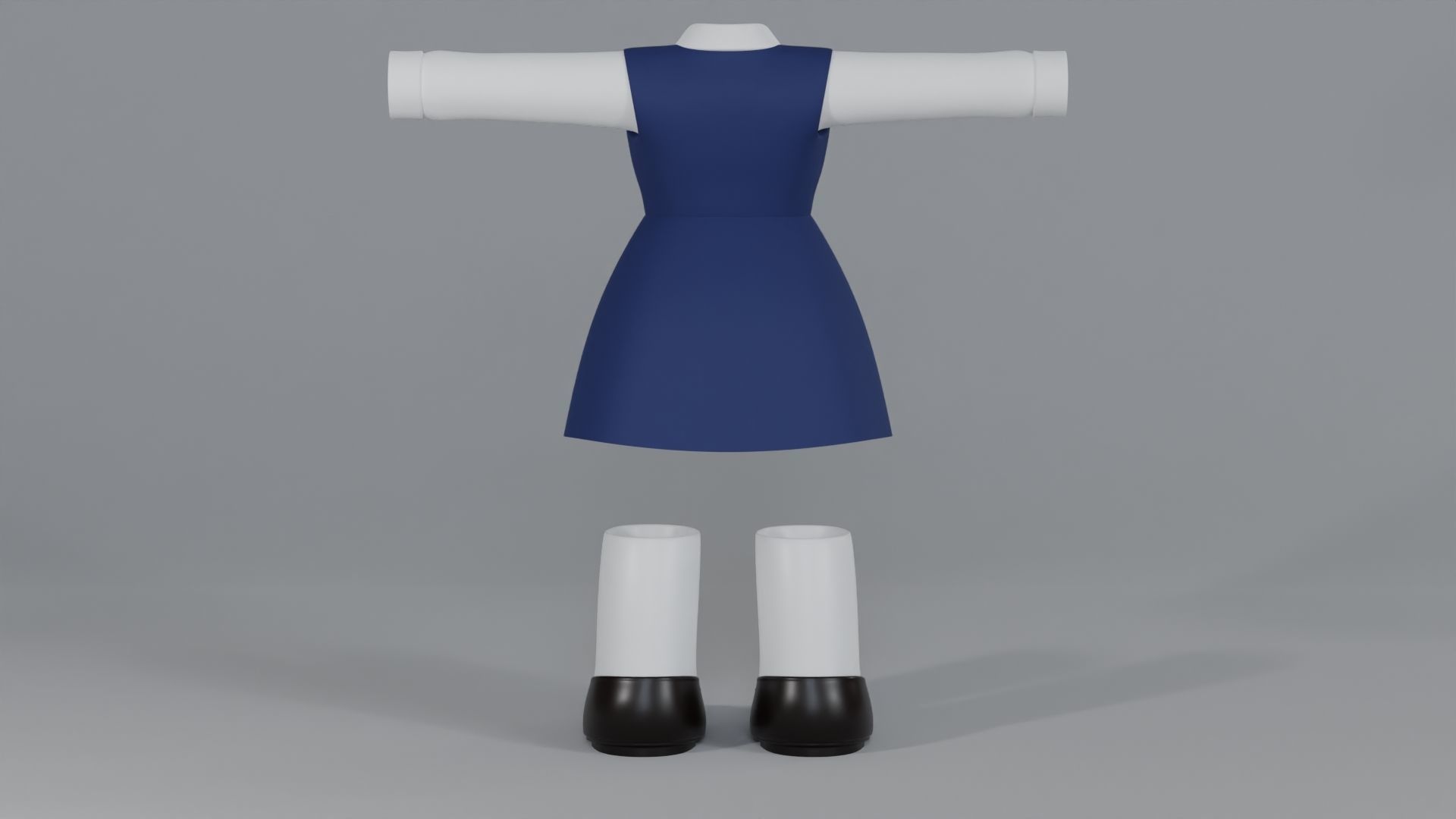 Chibi Japanese School Uniform 9 3D model | CGTrader