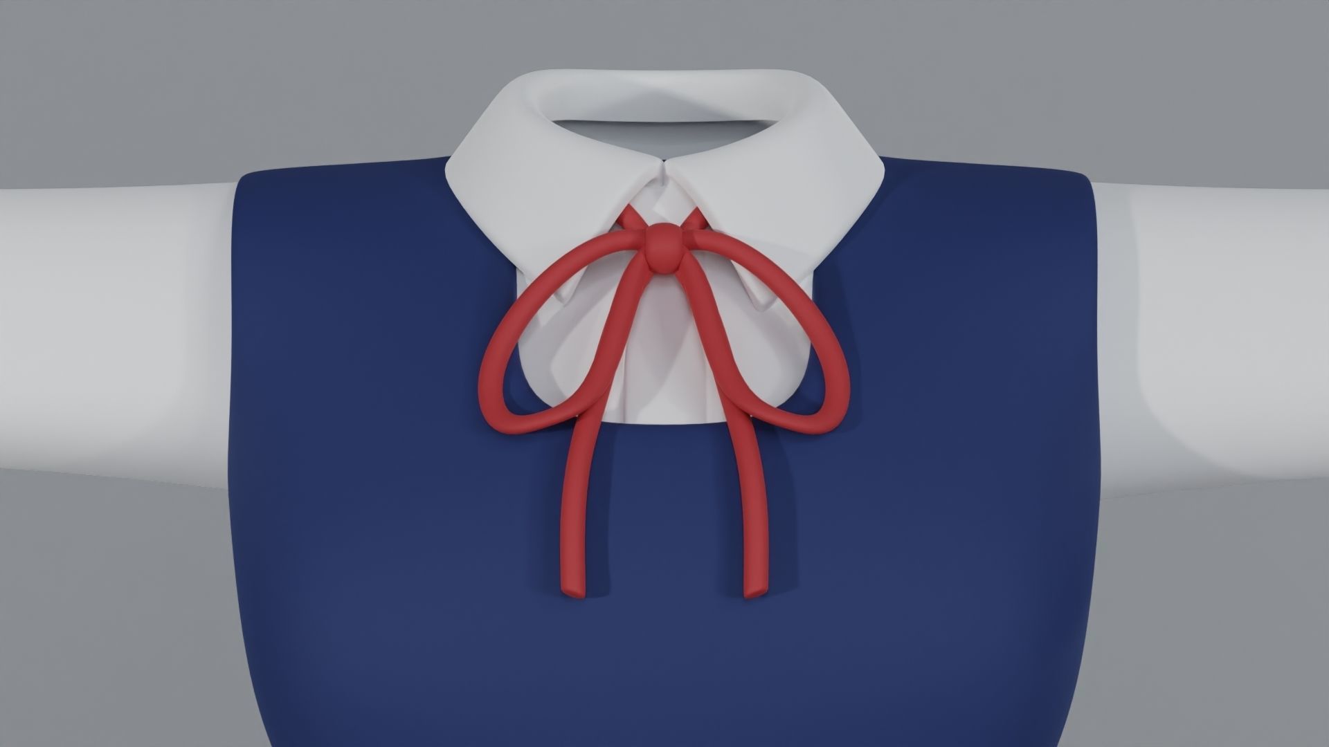 Chibi Japanese School Uniform 9 3D model | CGTrader