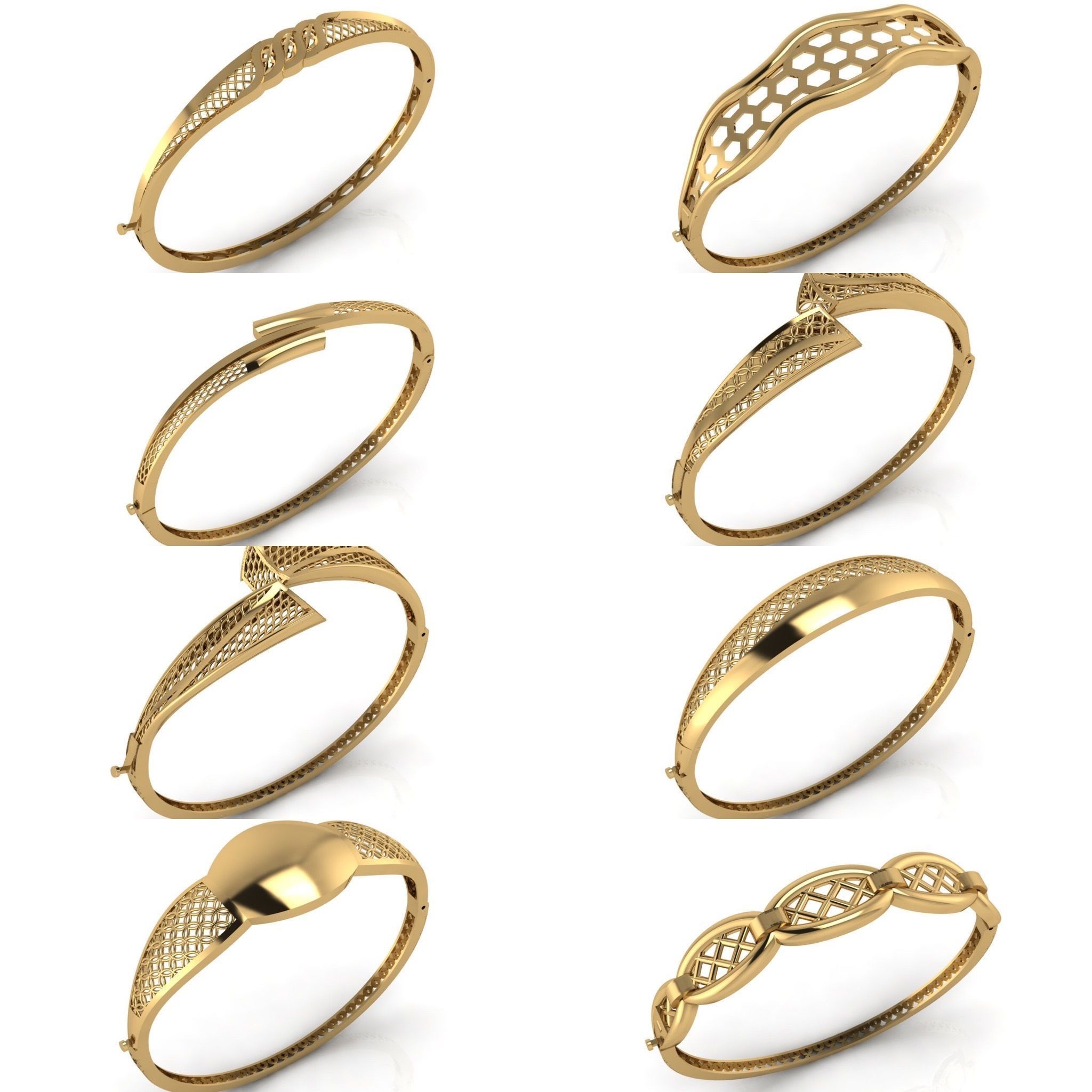 57 Models Women Bracelets Womens Bracelet Plain Models 3DM STL 3D Model ...