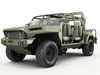 Electric Chevy Colorado ZR2 military ISV 3D model | CGTrader