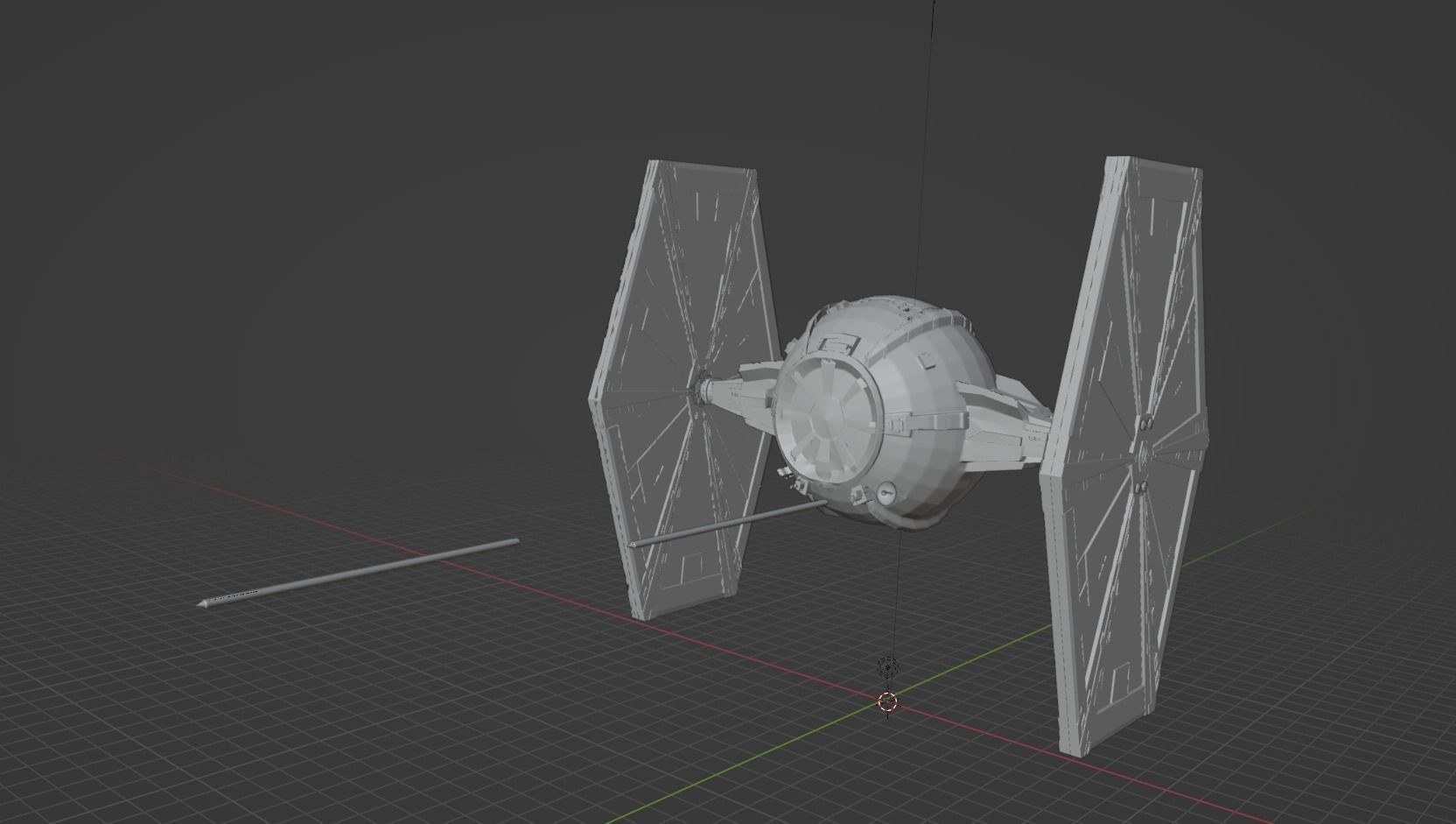 prototype Tie Fighter 3D model | CGTrader