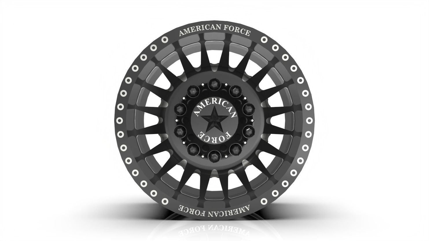 AMERICAN FORCE DUALLY WHEEL 3D model 3D printable | CGTrader