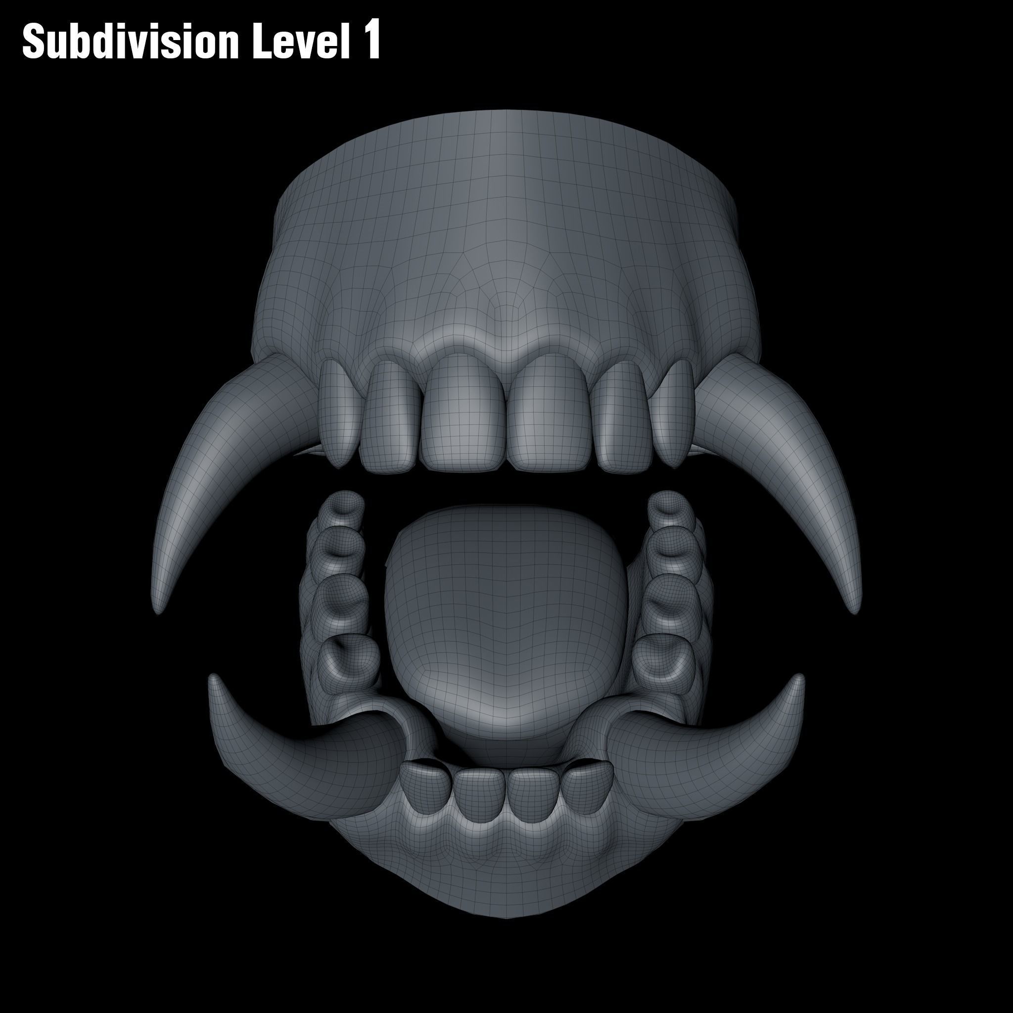 Orc Teeth 3D model | CGTrader