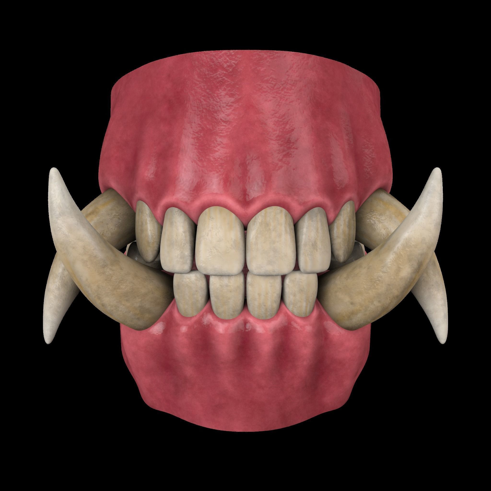 Orc Teeth 3D model | CGTrader