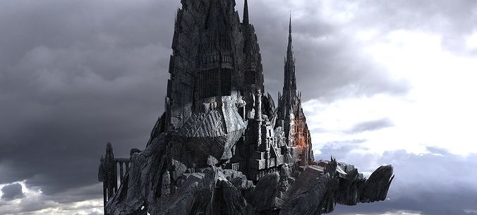 Snake Realms Fort Kit bash 3D model | CGTrader