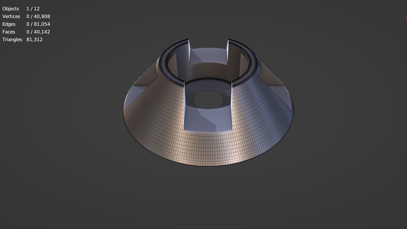 Tapered Deep Groove 3D model | CGTrader