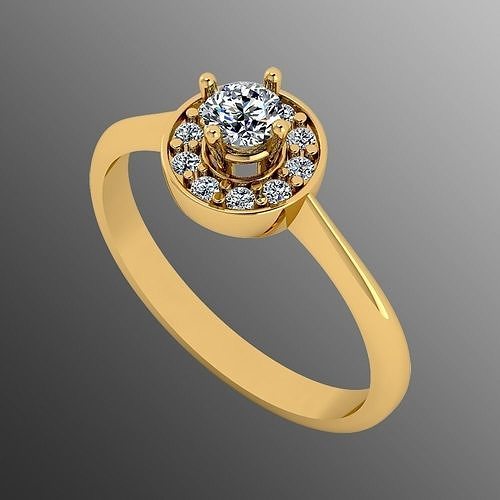 Ring n74 3D model 3D printable | CGTrader