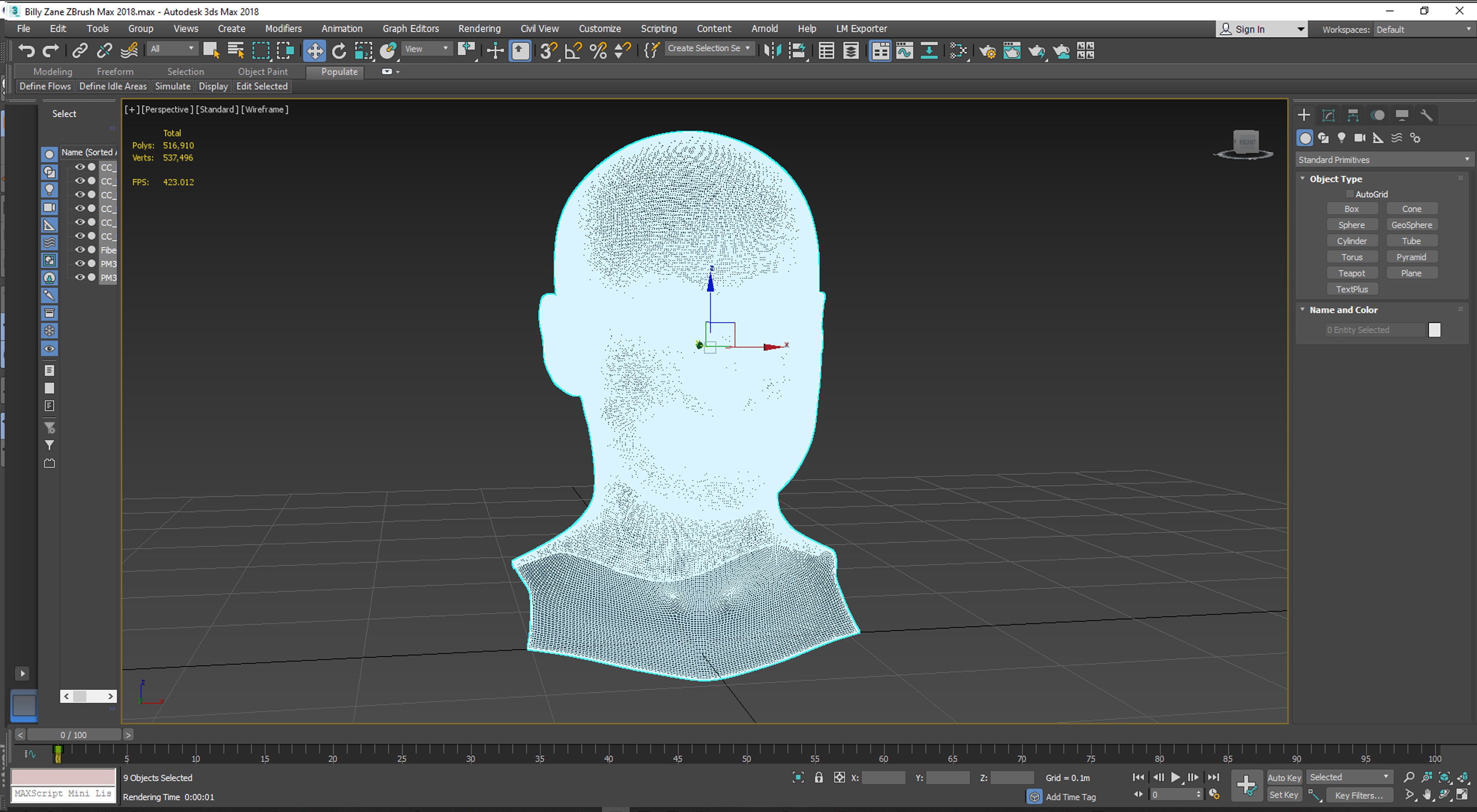 Billy Zane ZBrush 3D model only the head 3D model | CGTrader