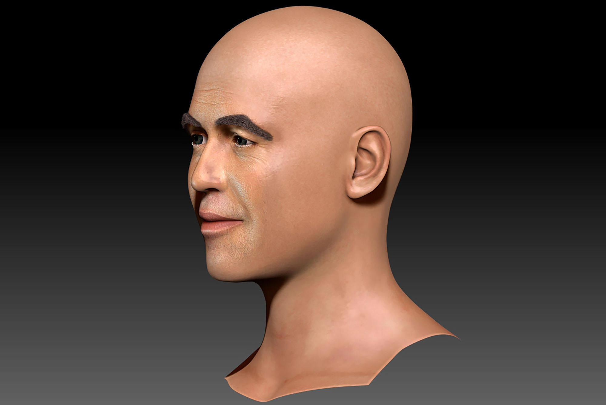 Billy Zane ZBrush 3D model only the head 3D model | CGTrader
