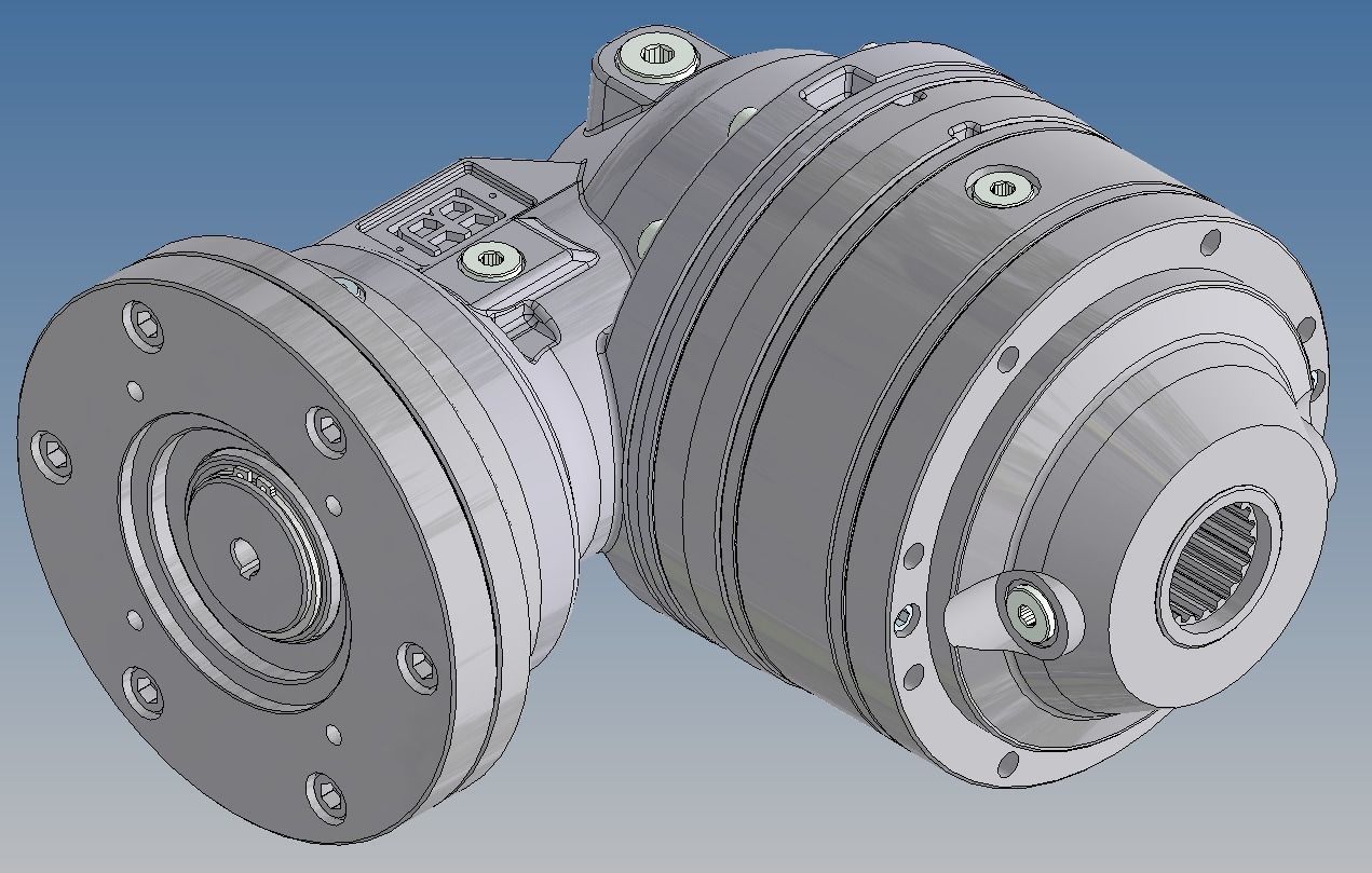 Planetary reduction gear Reggiana RA105D FS 32 3D model | CGTrader