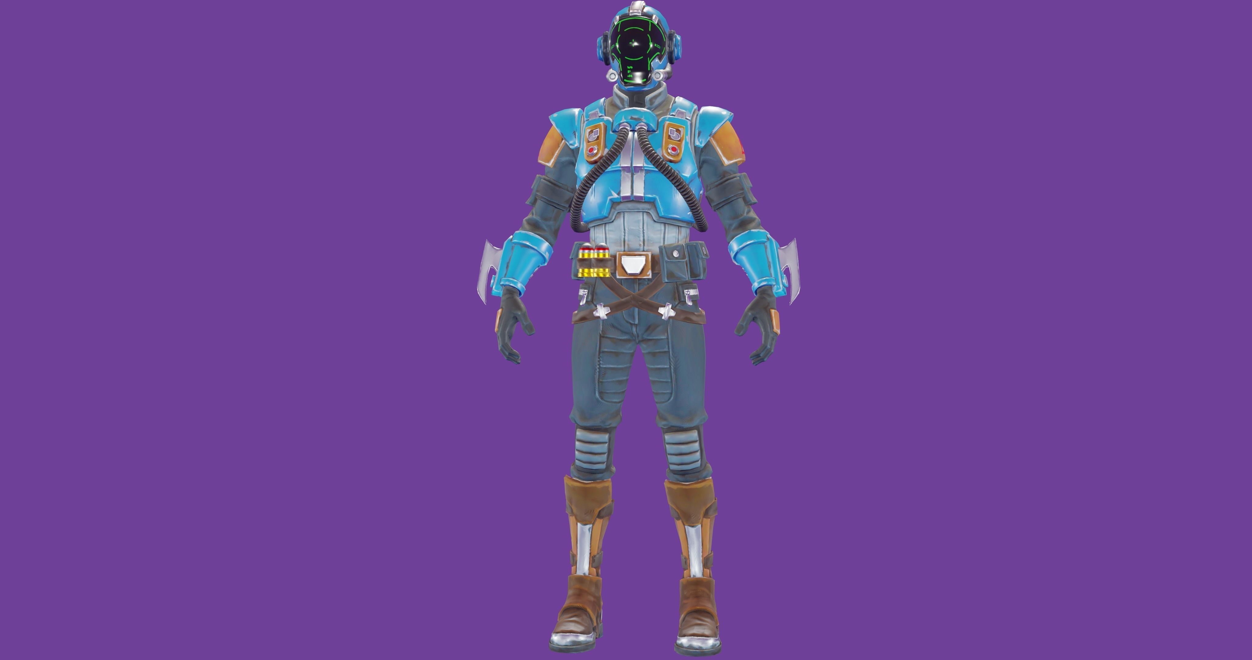 3D model Fortnite The Visitor VR / AR / low-poly | CGTrader