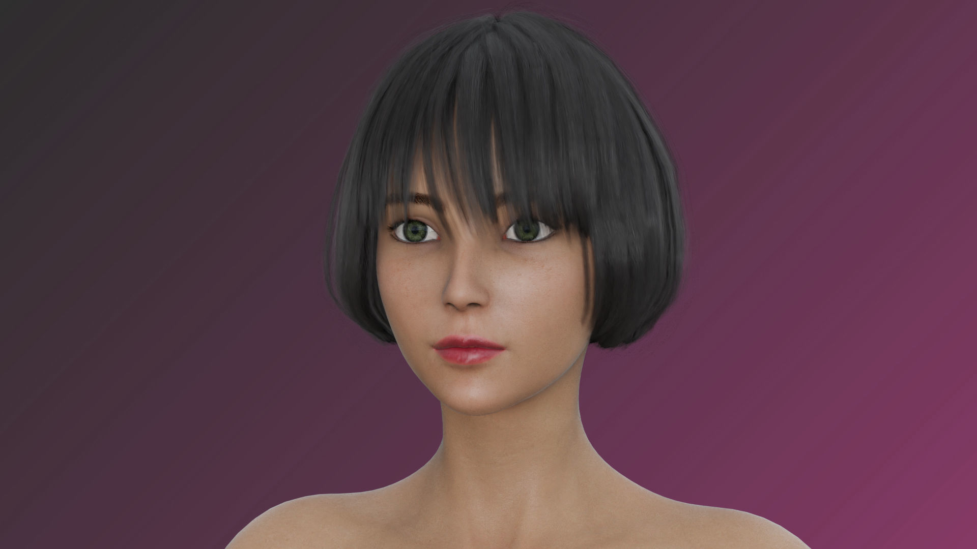 3D model Advanced Realistic Girl Character 172 - Rigged - 4K Textures ...