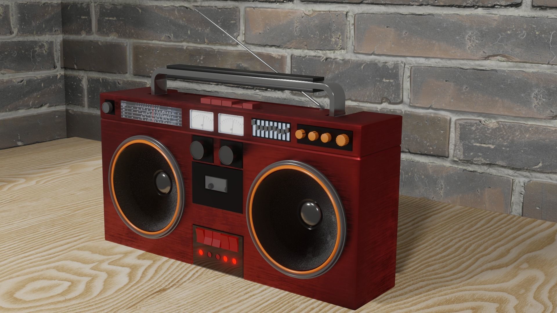 Stylized radio player 3D model | CGTrader