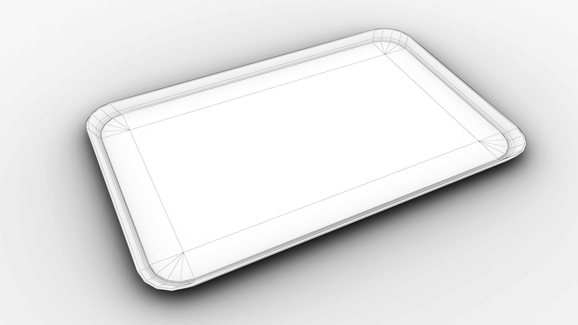 3D model canteen tray VR / AR / low-poly | CGTrader