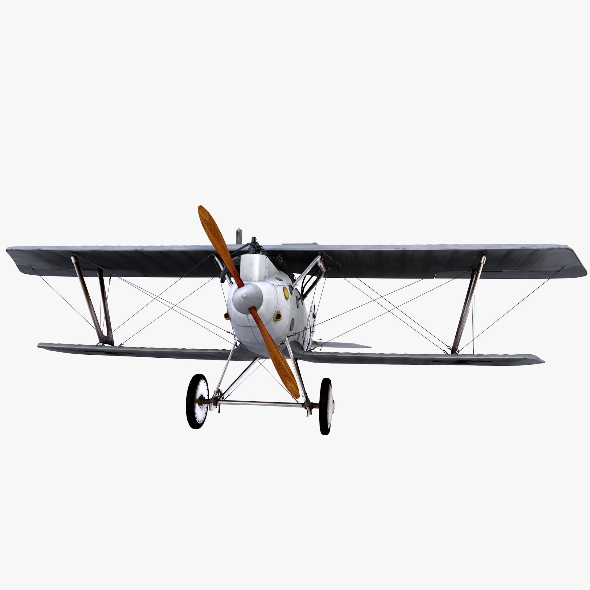 3D model German Biplane Pfalz DIII WWI Plane VR / AR / low-poly | CGTrader