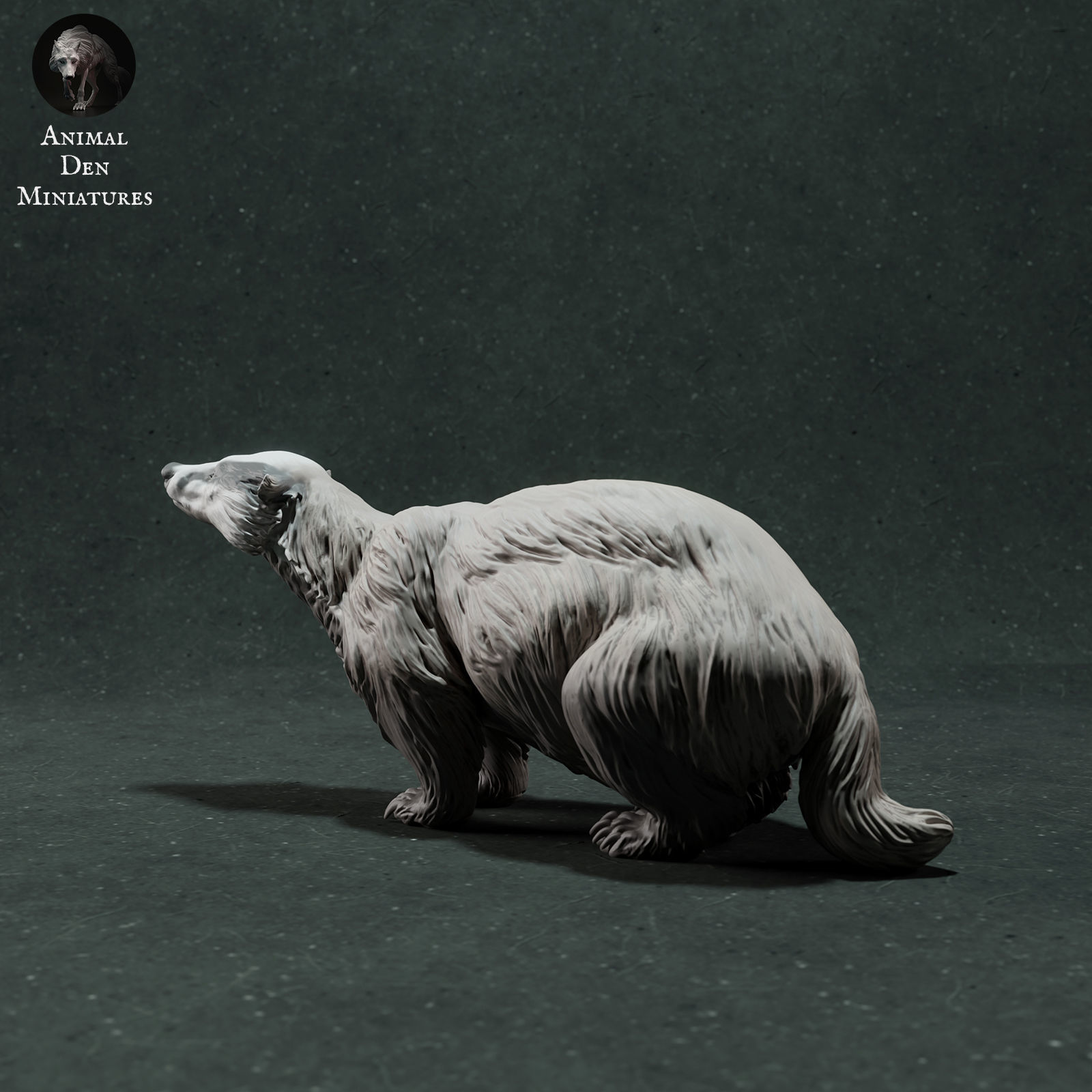 European Badger 3D model 3D printable | CGTrader
