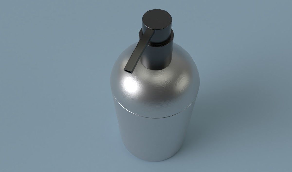 Metal Soap Dispencer 3D model | CGTrader