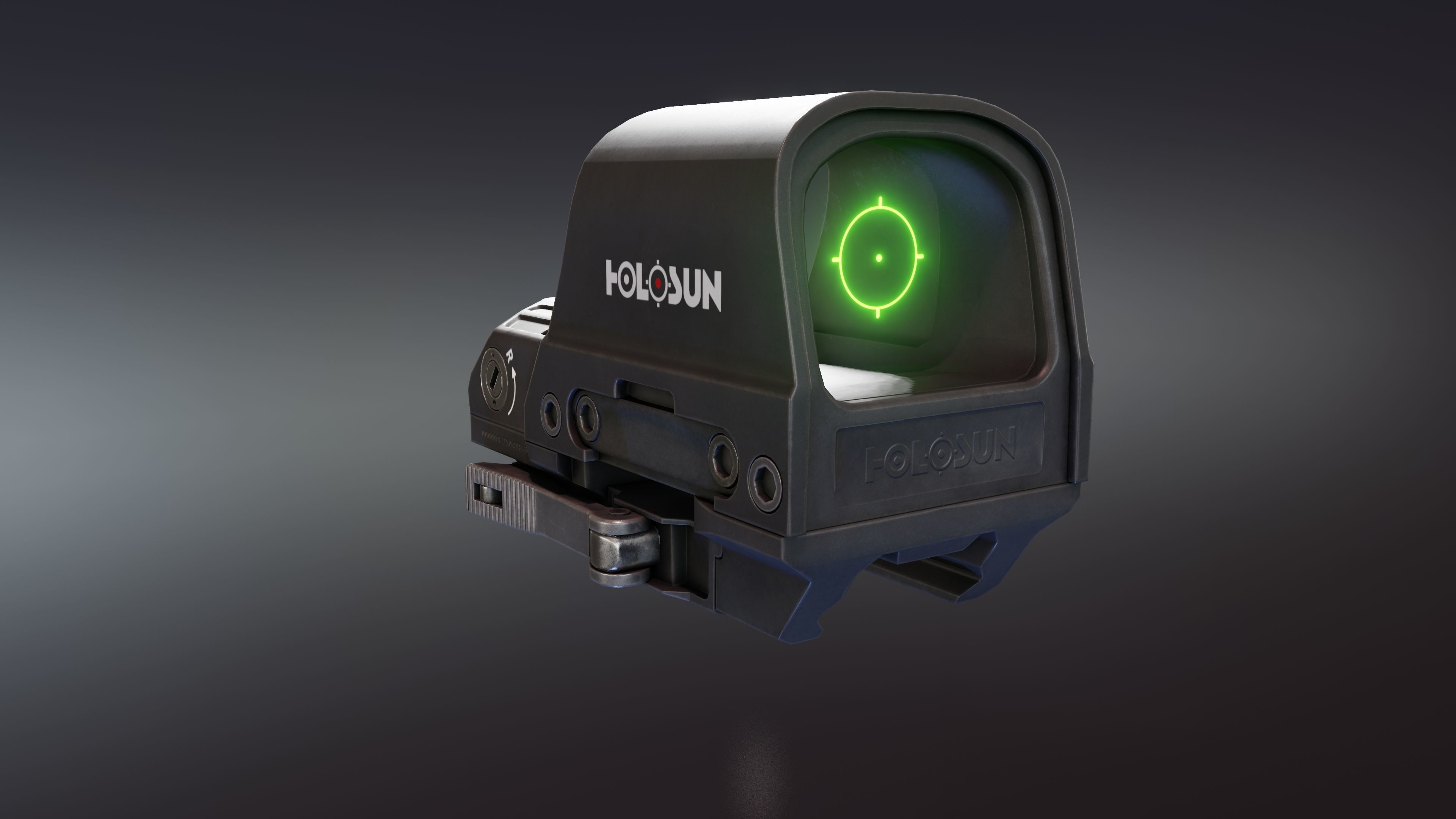 3D model Holosun HS510C Reflex Sight VR / AR / low-poly | CGTrader