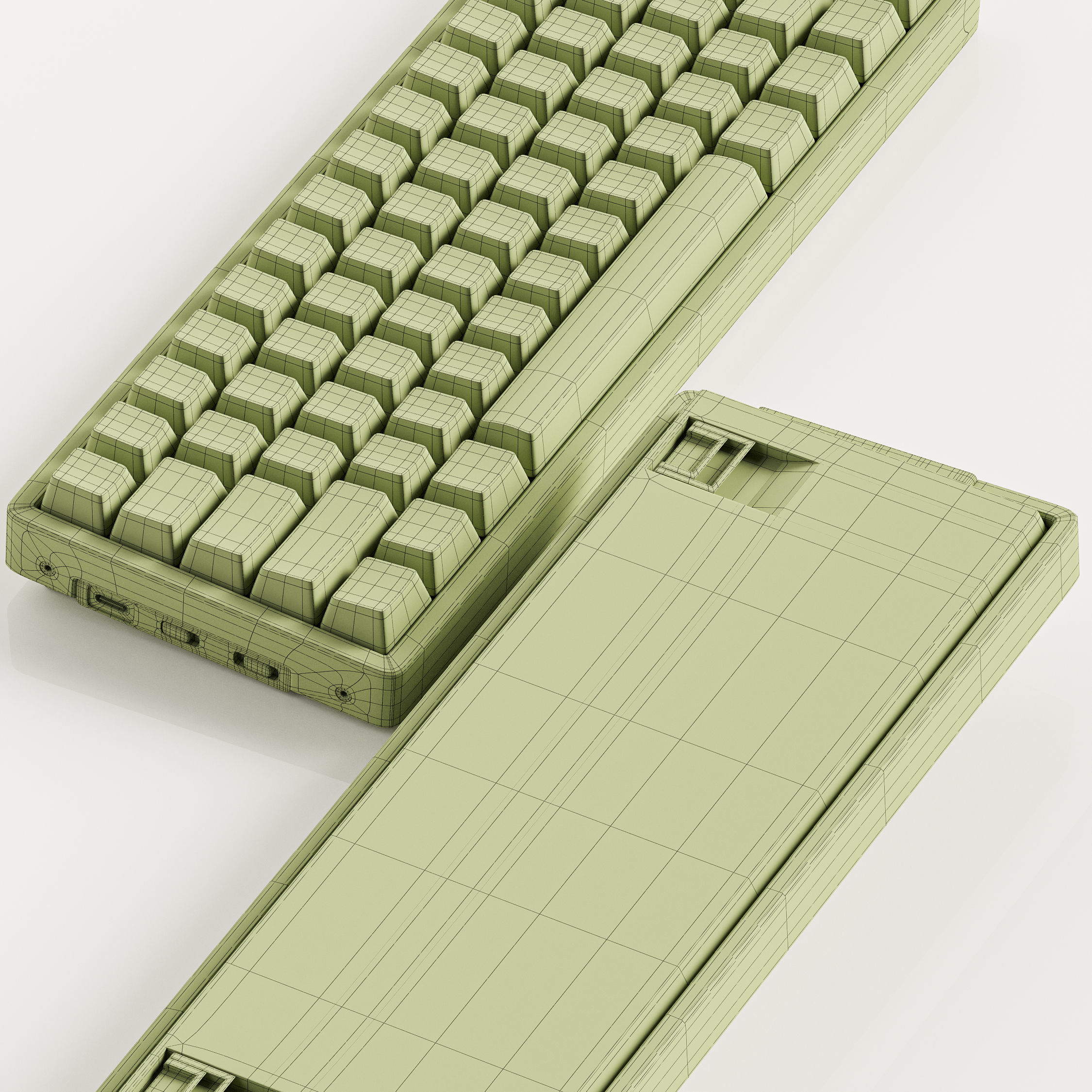 KEYCHRON K12 MECHANICAL KEYBOARD 3D model | CGTrader