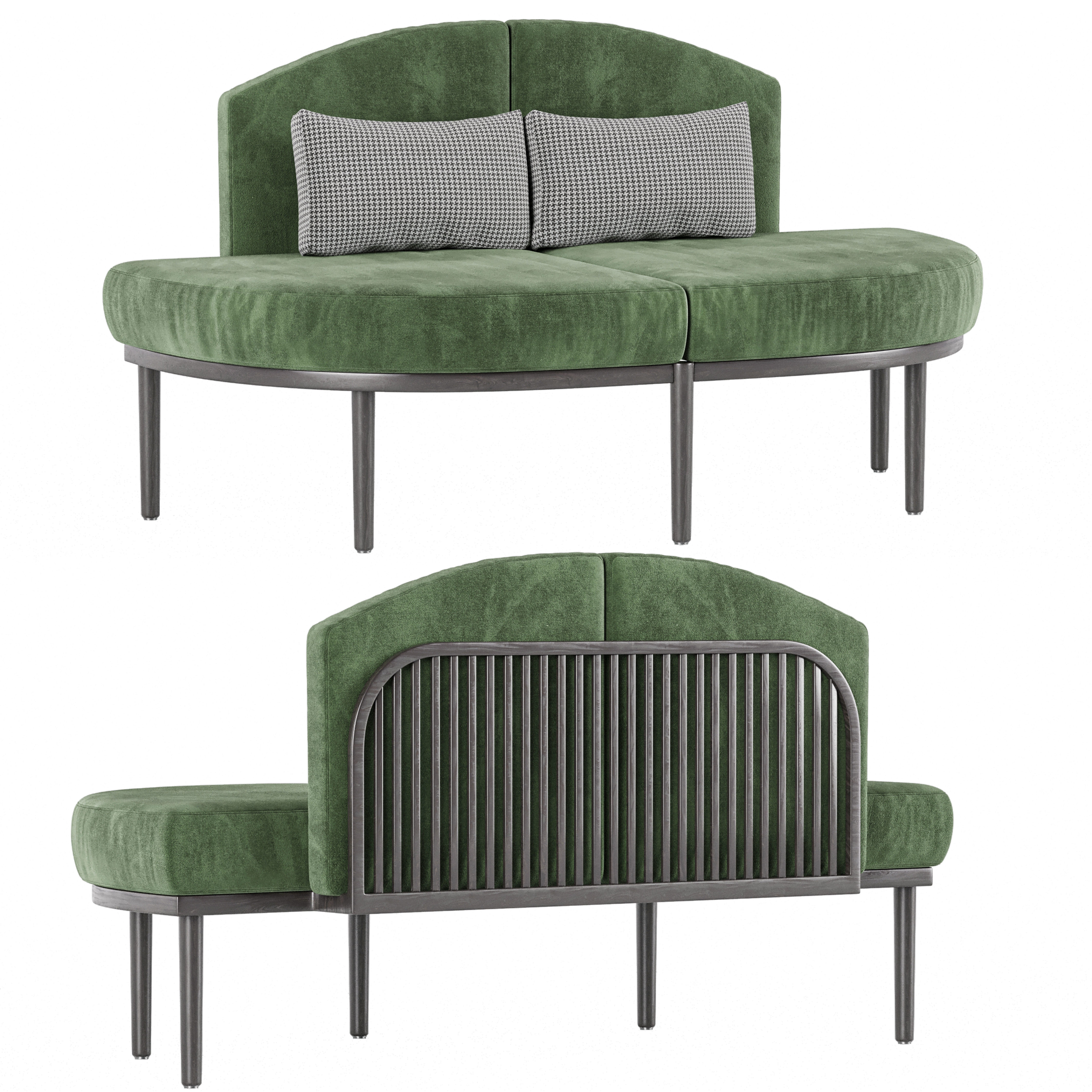 Carol Sofa - 2 seater 3D model | CGTrader