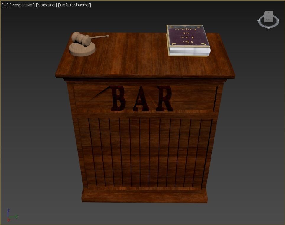 Bar of Judgement 3D model | CGTrader