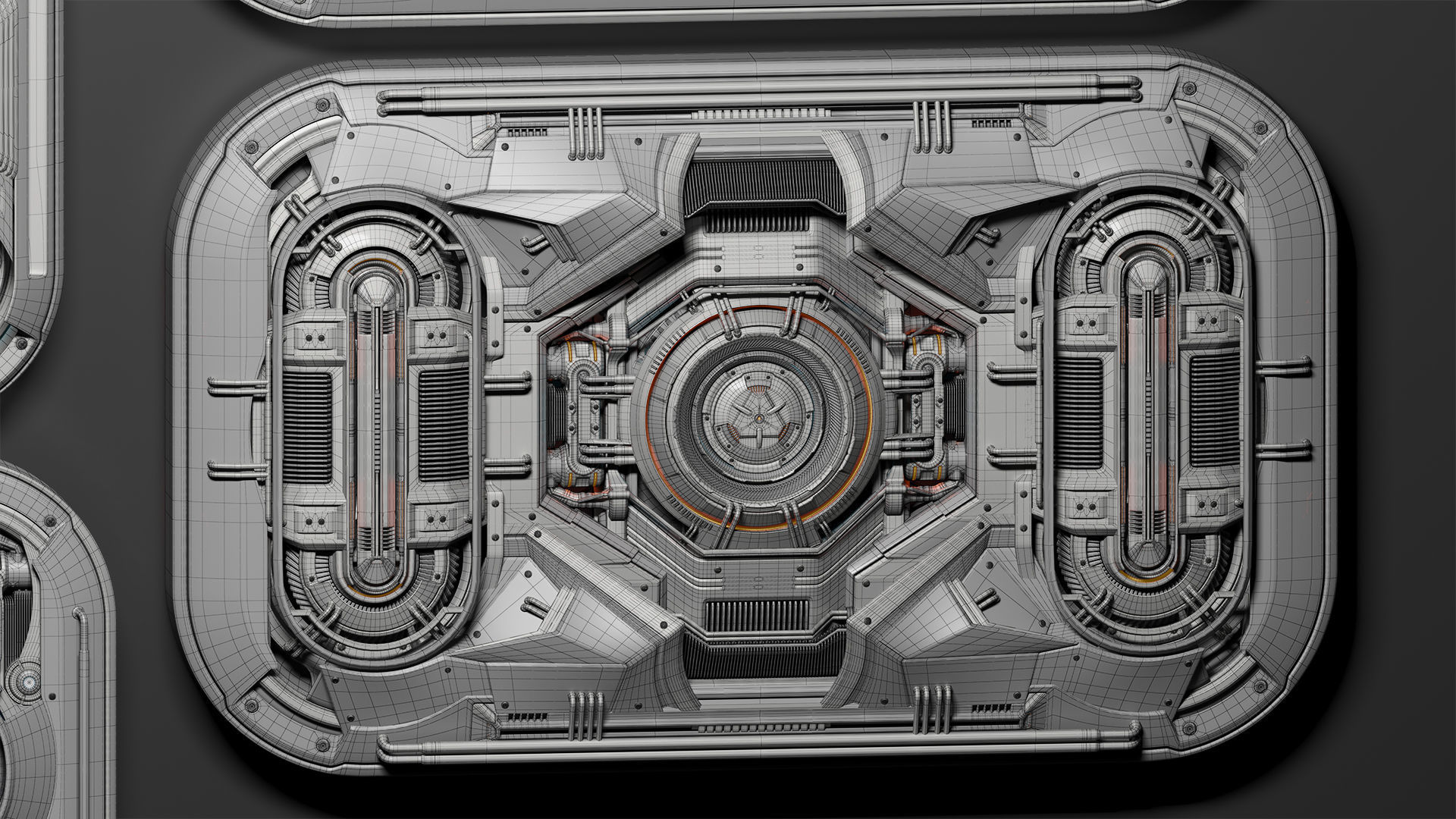 Sci-Fi Kitbash Mega Elements 4 - Full Pack 3D model | CGTrader