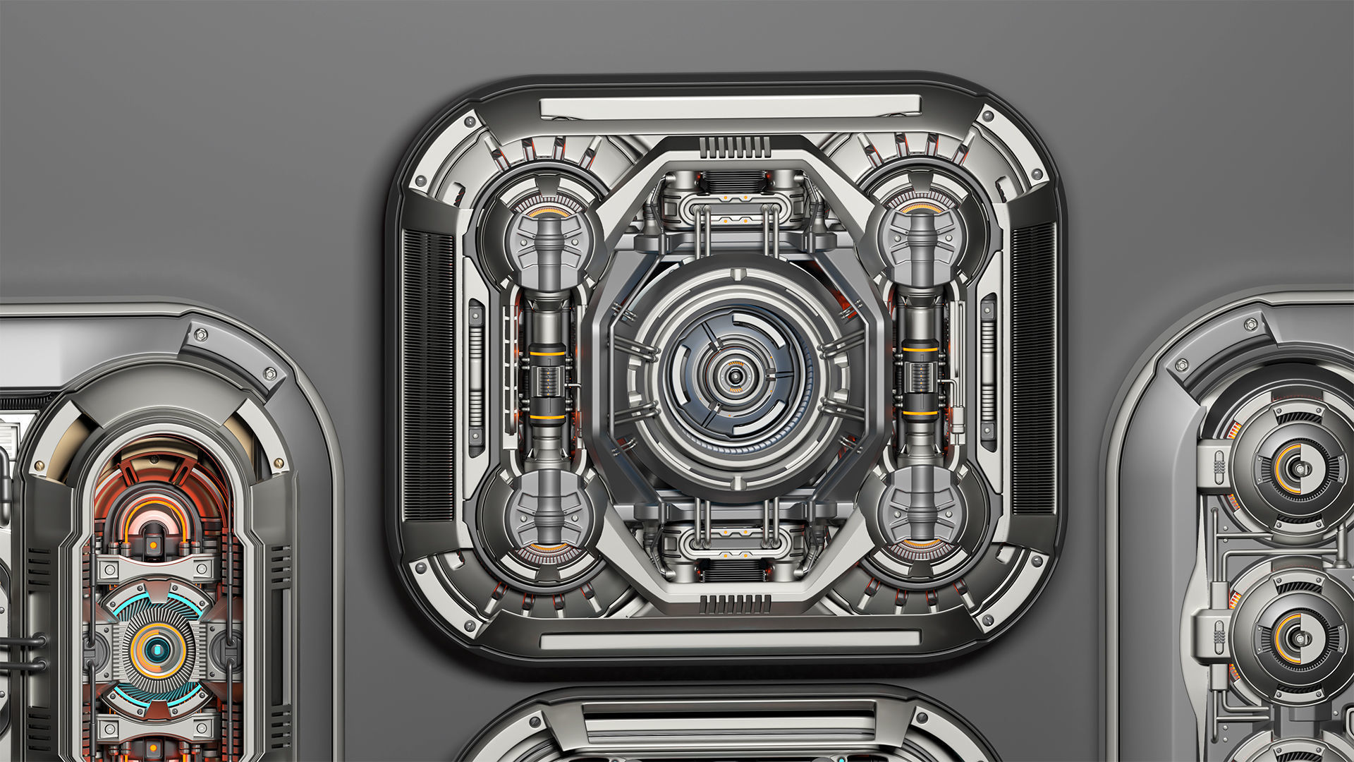 Sci-Fi Kitbash Mega Elements 4 - Full Pack 3D model | CGTrader