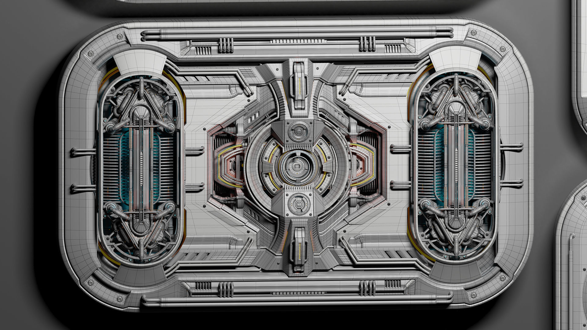 Sci-Fi Kitbash Mega Elements 4 - Full Pack 3D model | CGTrader