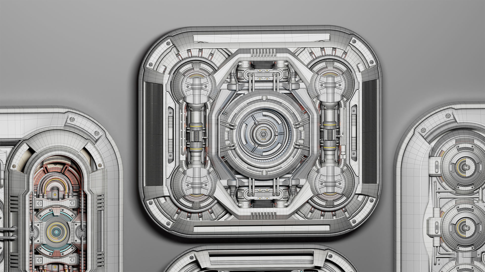 Sci-Fi Kitbash Mega Elements 4 - Full Pack 3D model | CGTrader