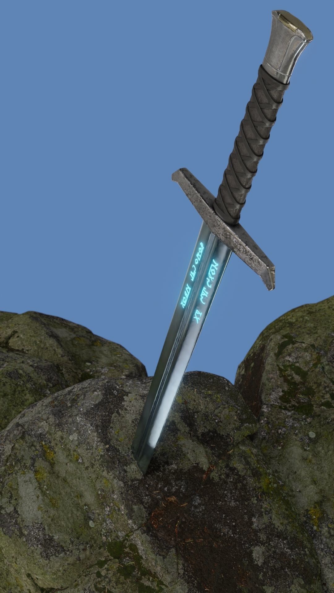 Excalibur Sword from Legend of King Arthur free 3D model | CGTrader