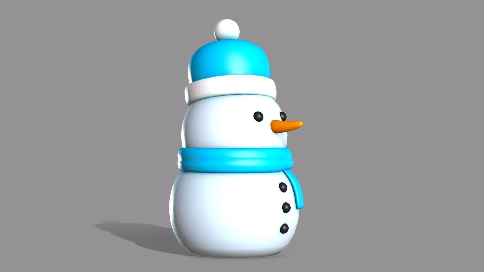 3D model Snowman Family VR / AR / low-poly | CGTrader