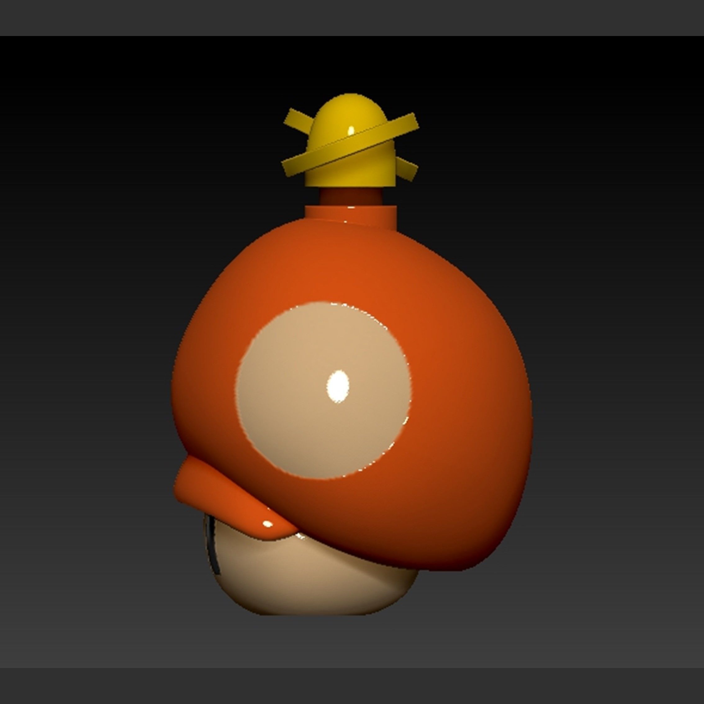 Mario Propeller Mushroom 3D model 3D printable | CGTrader