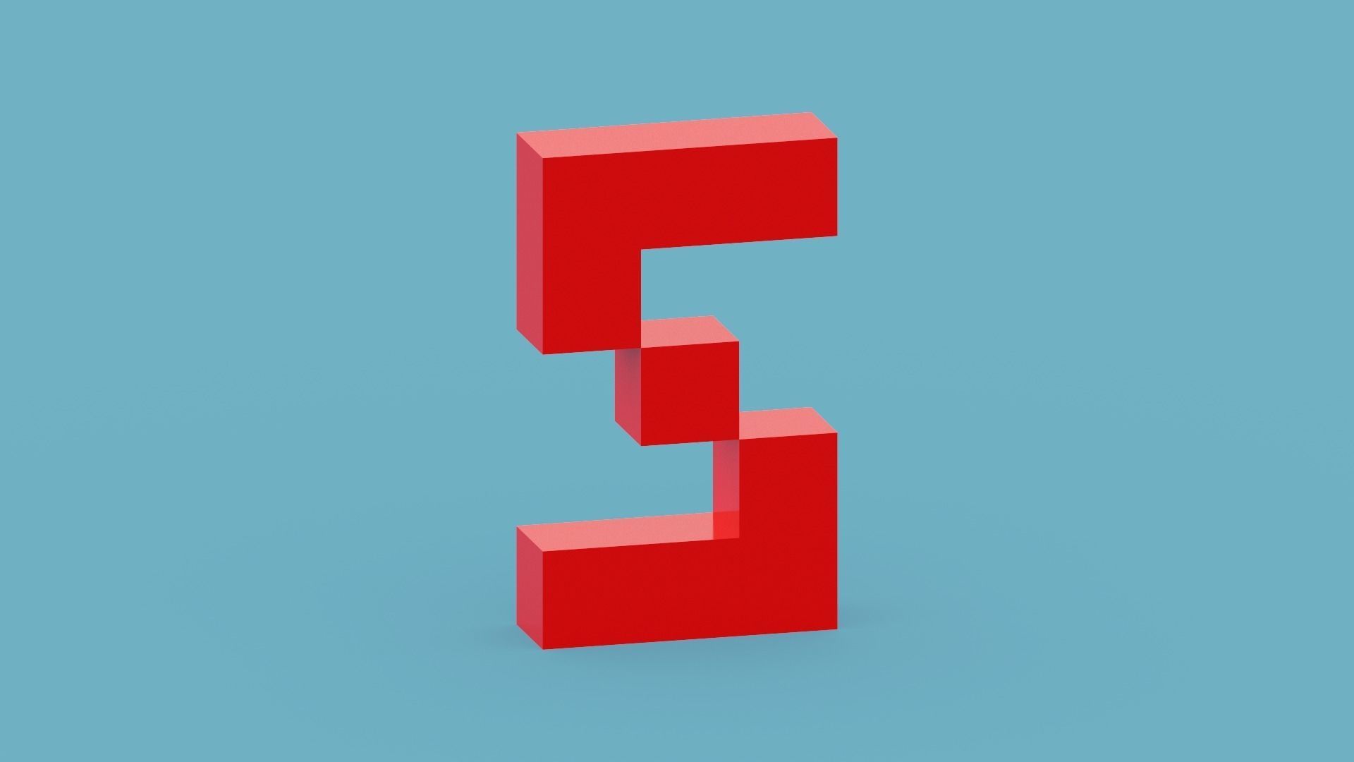 3D model Pixel Letter Z VR / AR / low-poly | CGTrader