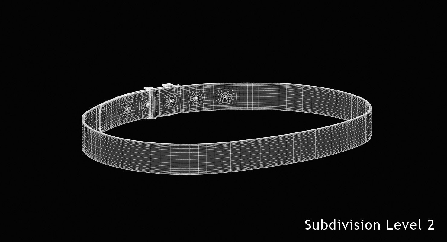 3D model Female Luxury Belt VR / AR / low-poly | CGTrader