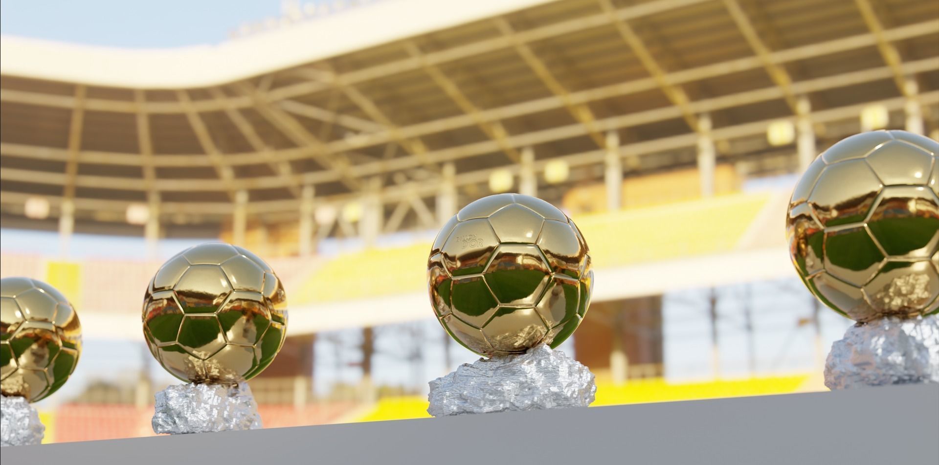 3D model Fifa Golden Ball Ballon Dor VR / AR / low-poly | CGTrader