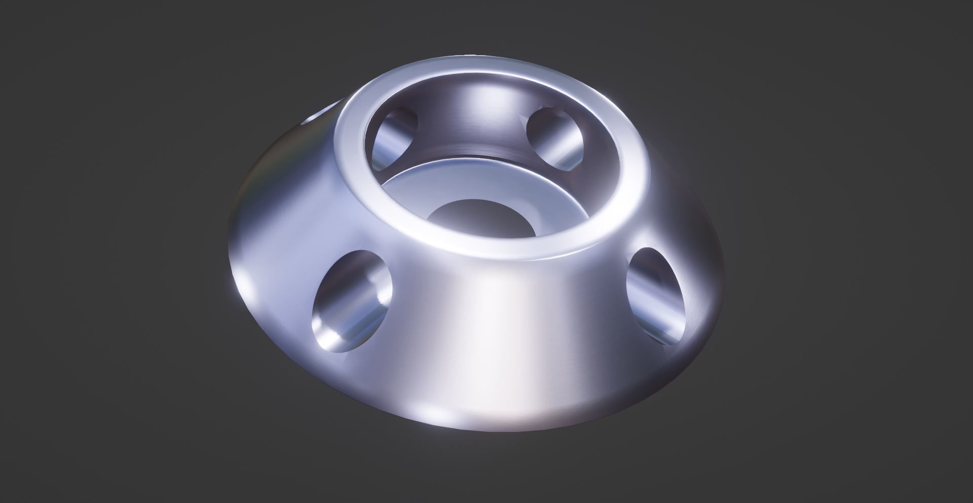 Tapered Circular Groove 3D model | CGTrader