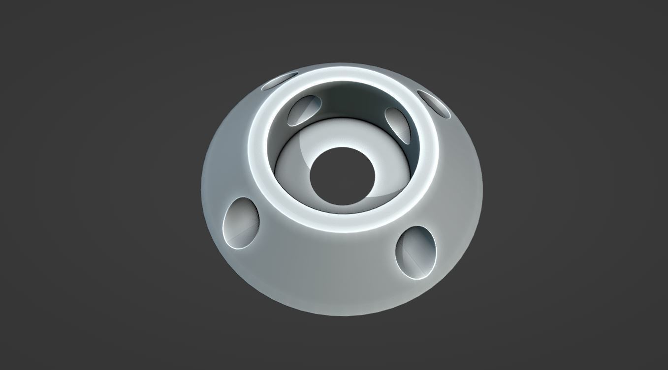 Tapered Circular Groove 3D model | CGTrader
