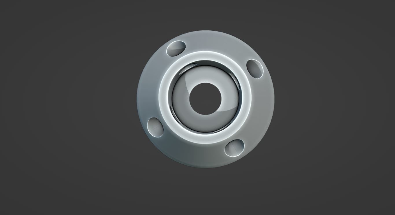 Tapered Circular Groove 3D model | CGTrader