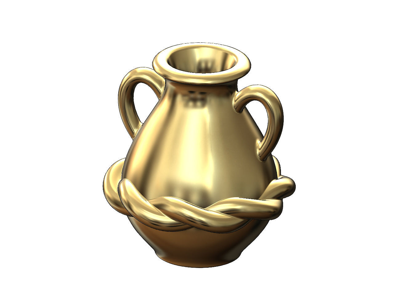 Rope Greek vintage urn and vase 3D model 3D printable | CGTrader