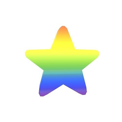 3D model Star Emoji v1 007 VR / AR / low-poly | CGTrader