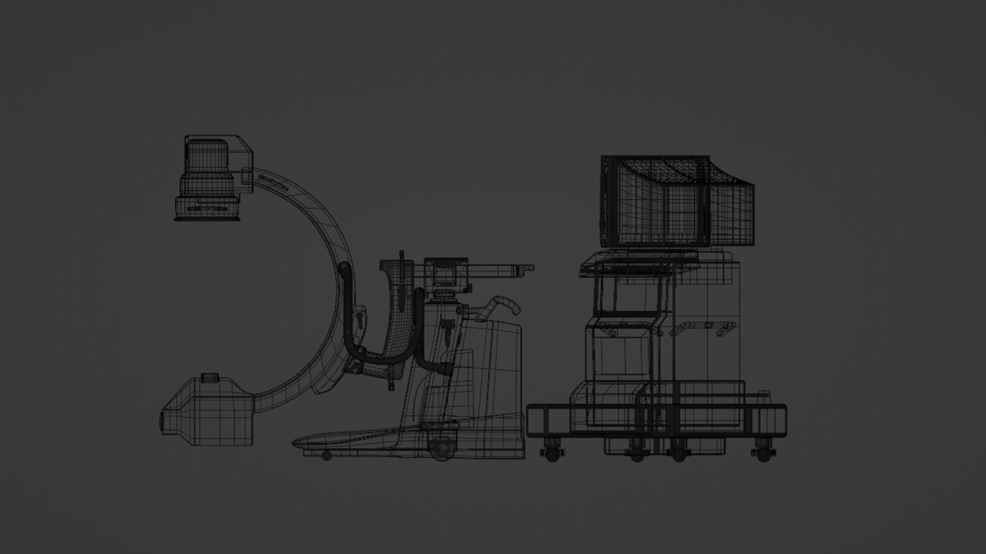 C Arm Xray OEC 9800 3D model 3D model | CGTrader