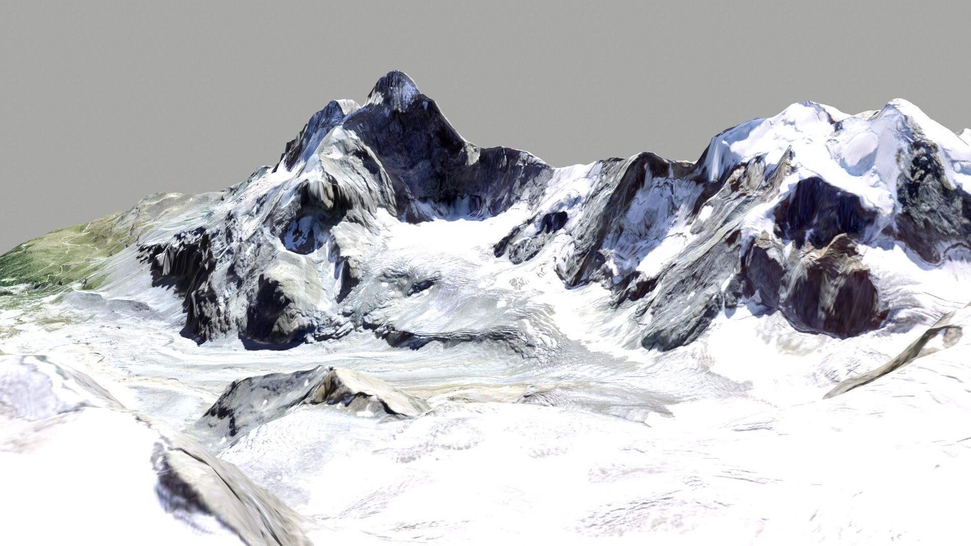 Mountain landscape The Matterhorn Alps 3D model | CGTrader