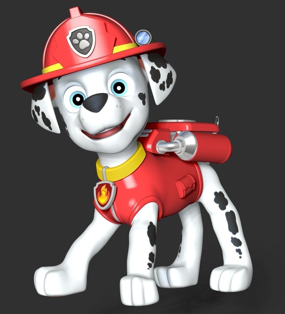 Marshall - Paw Patrol 3D model 3D printable | CGTrader