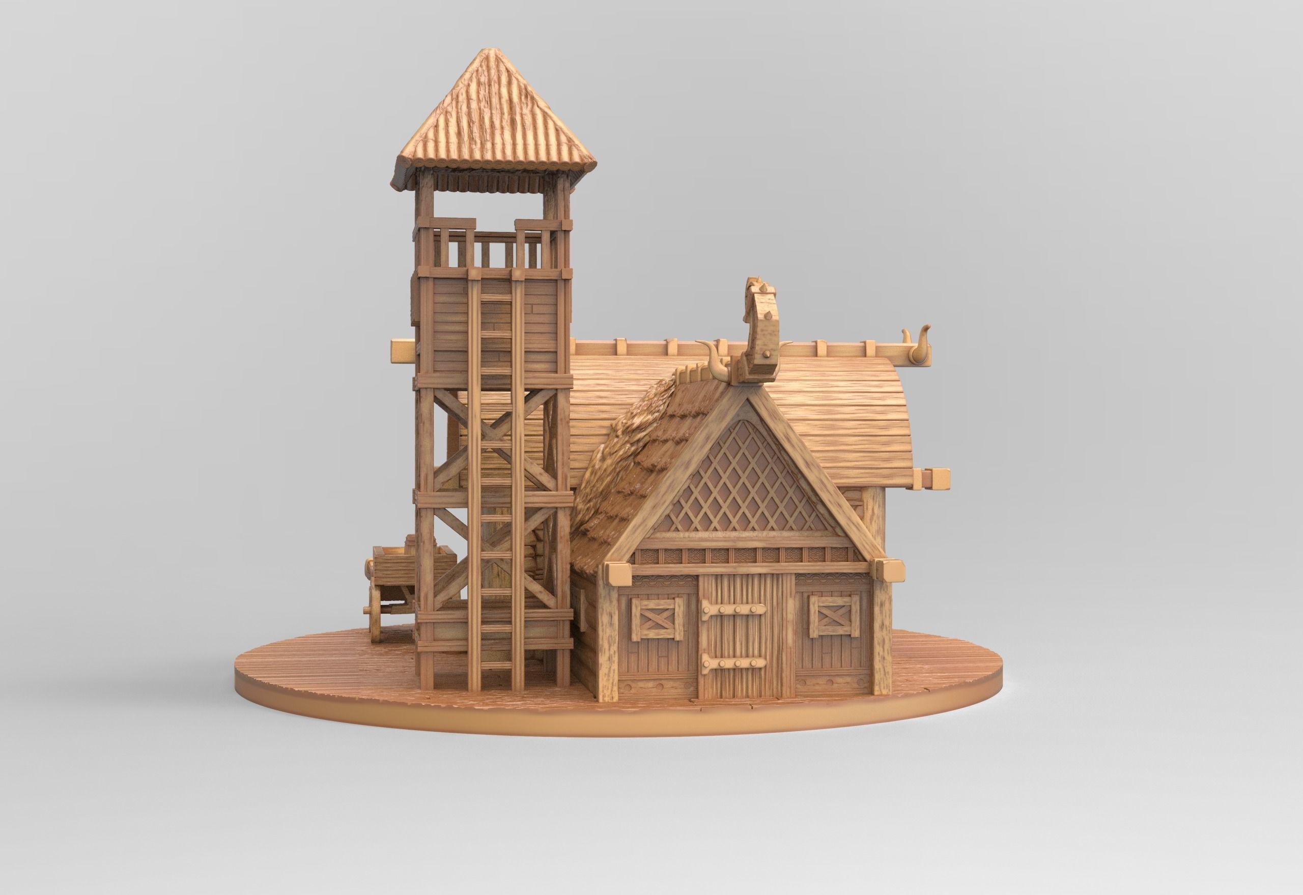 Fantasy Tavern 3D model 3D printable | CGTrader