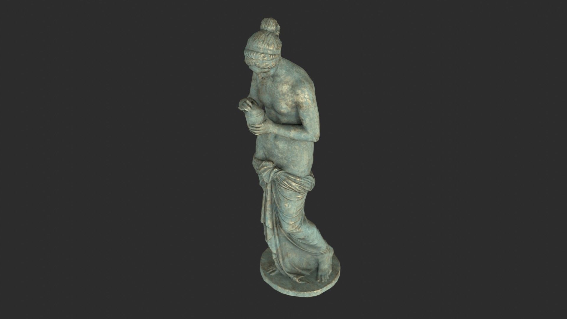 3D model Psyche Statue - Bronze VR / AR / low-poly | CGTrader