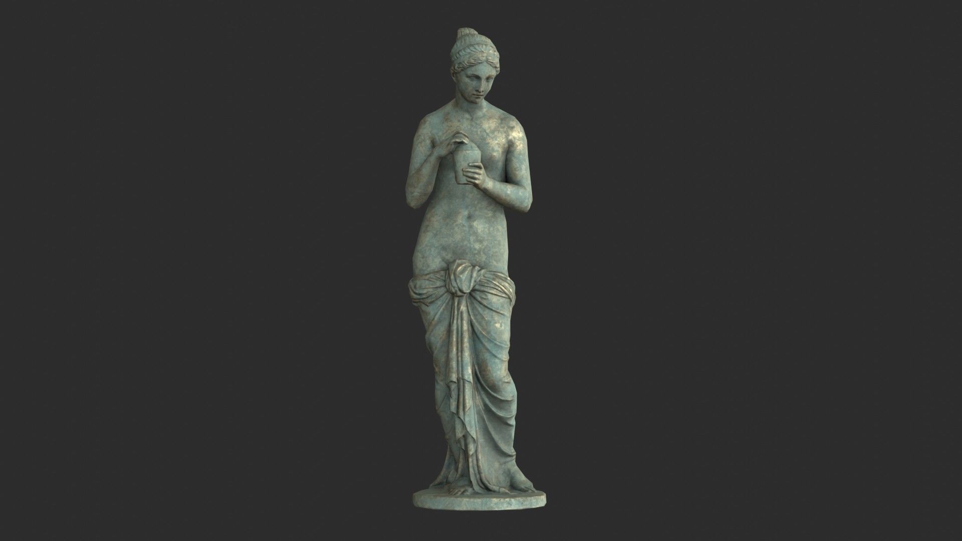 3D model Psyche Statue - Bronze VR / AR / low-poly | CGTrader